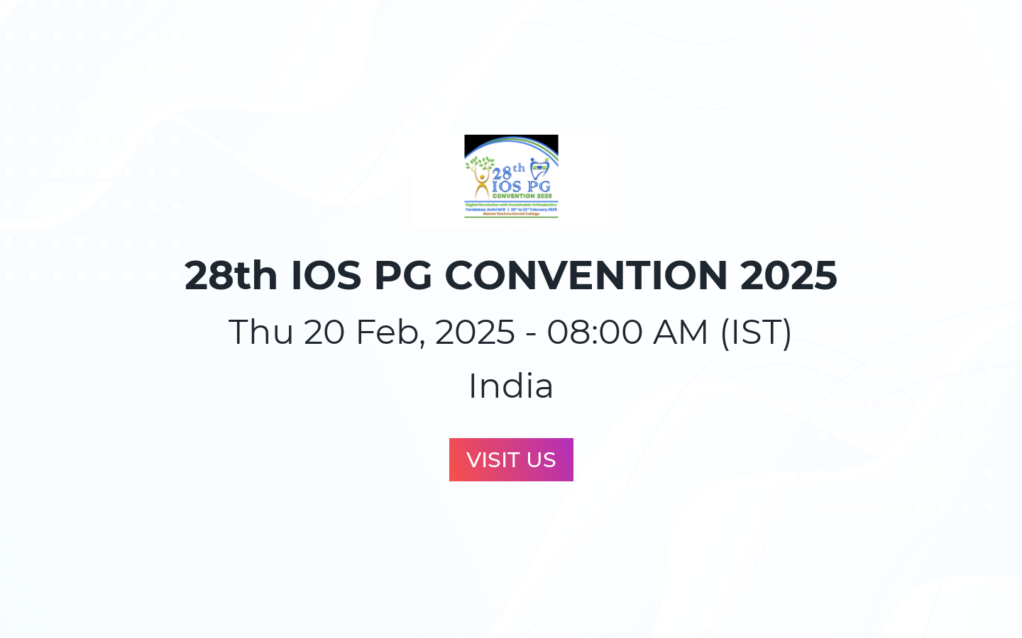 28th IOS PG CONVENTION 2025