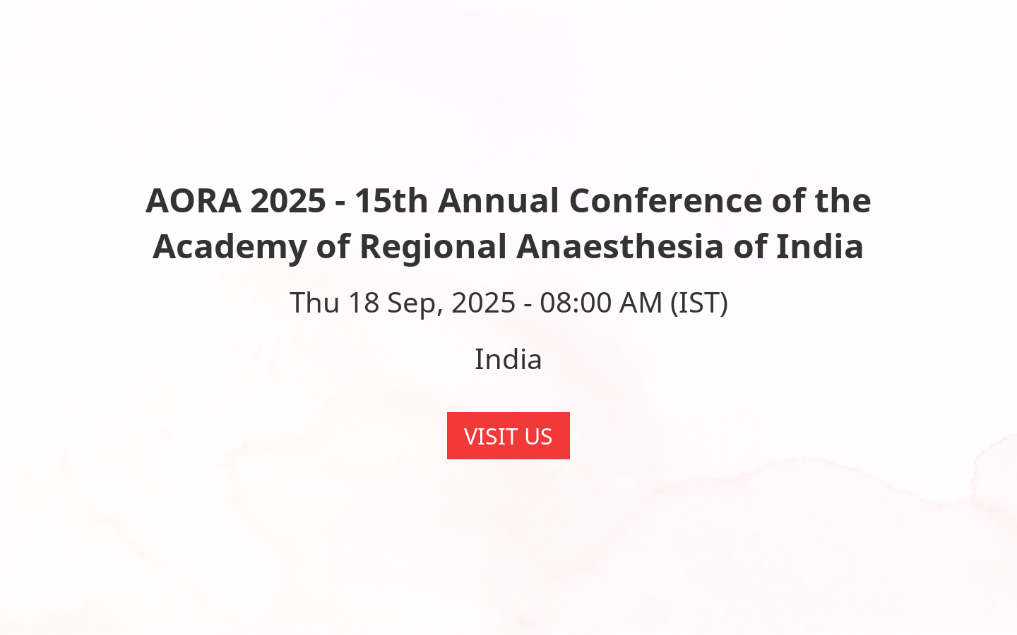 AORA 2025 - 15th Annual Conference of the Academy of Regional ...